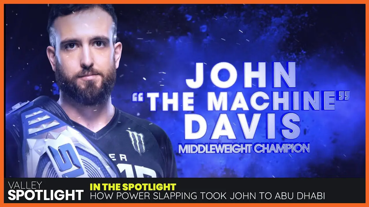 John "The Machine" Davis - World Middleweight Power Slap Champion ...